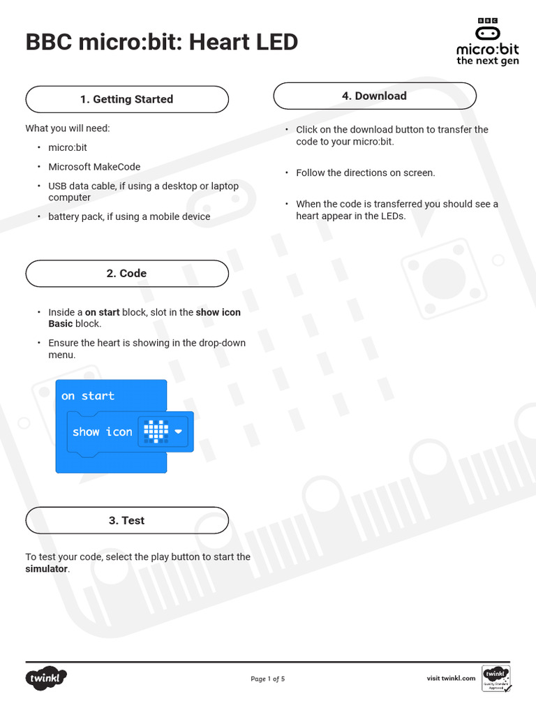 What Is A BBC Microbit CPD Sheets | PDF | Laptop | Usb