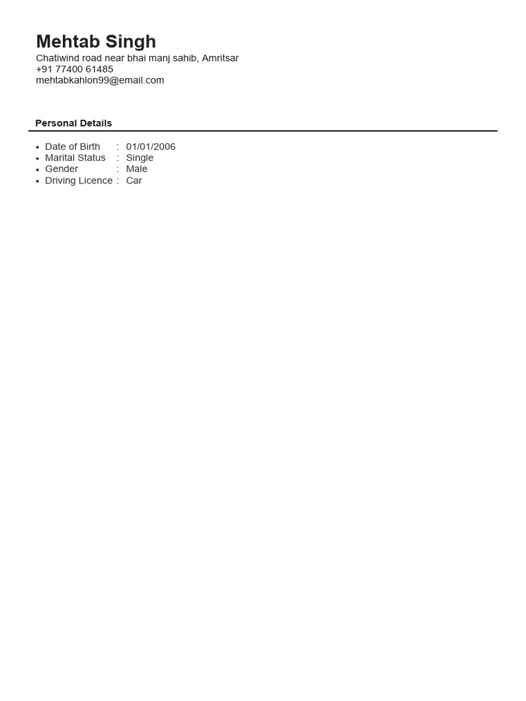 Mehtab Singh - 0514251039122520 | PDF