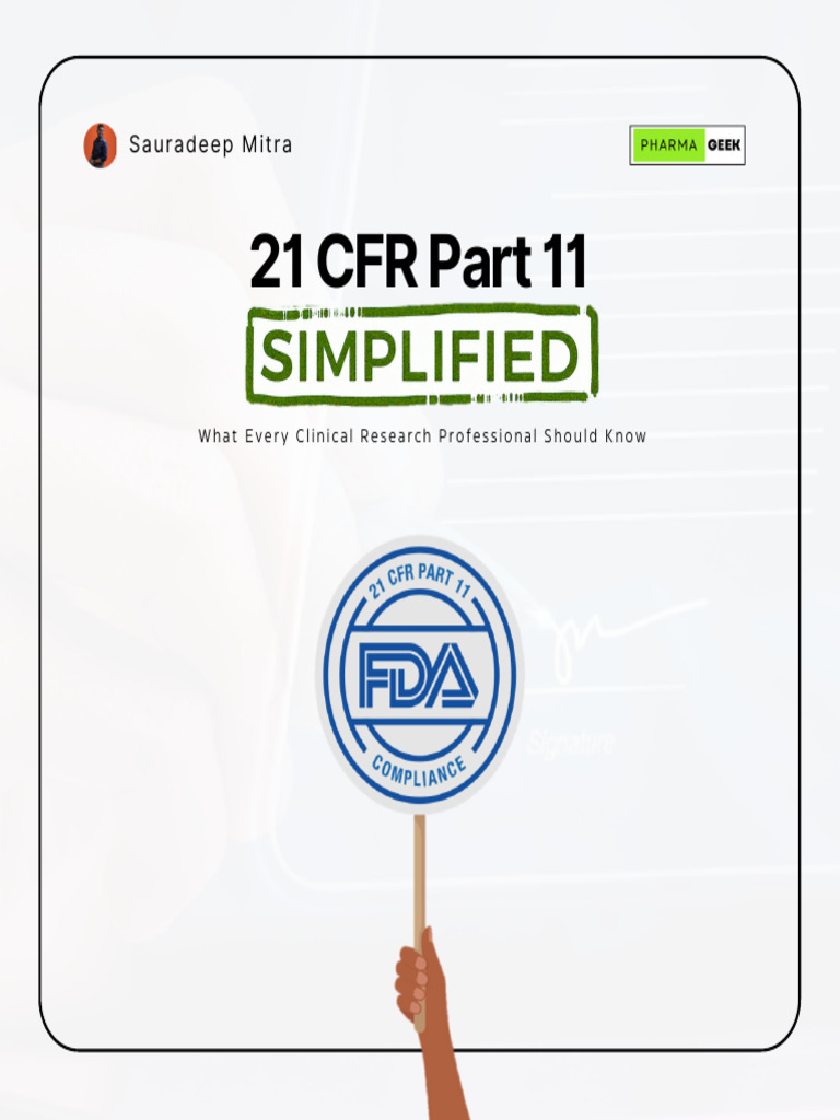 Understanding 21 CFR Part 11 Compliance | PDF | Information Technology ...