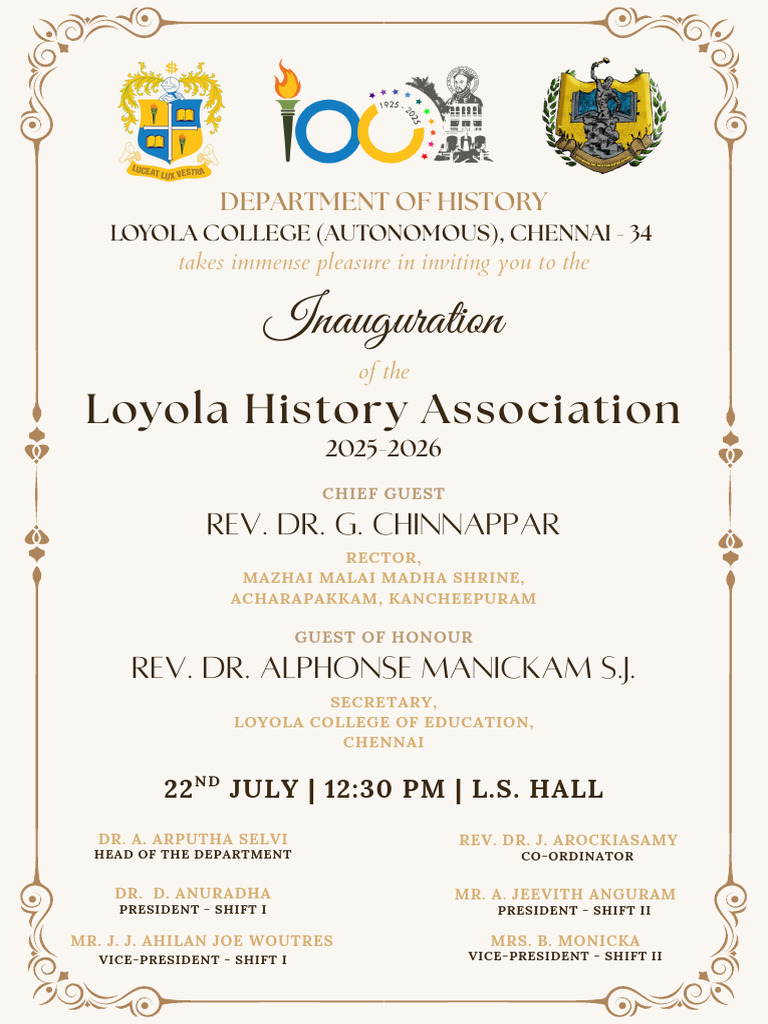 Invite - Inauguration | PDF