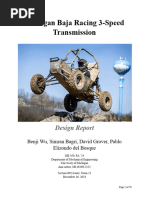 GX9 Baja CVT Specification Overview | PDF | Machines | Land Vehicles
