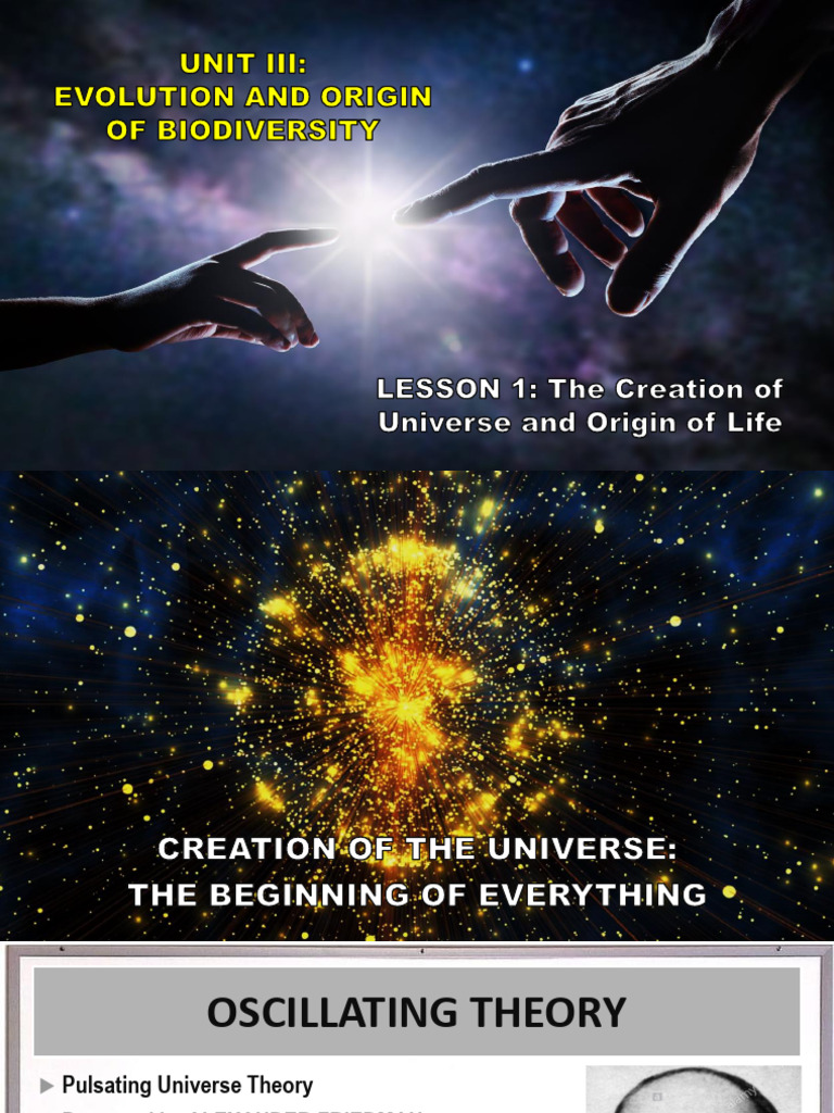 Origin of Life and Universe Theories | PDF | Universe | Abiogenesis