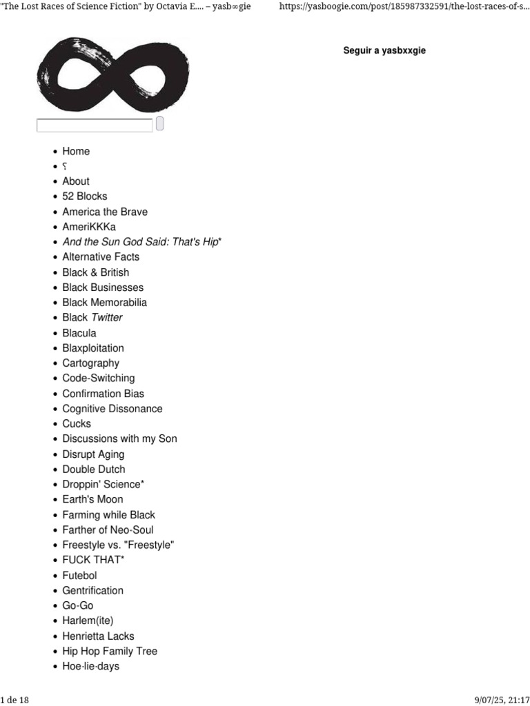 The Lost Races of Science Fiction - by Octavia E.... - Yasb Gie | PDF ...