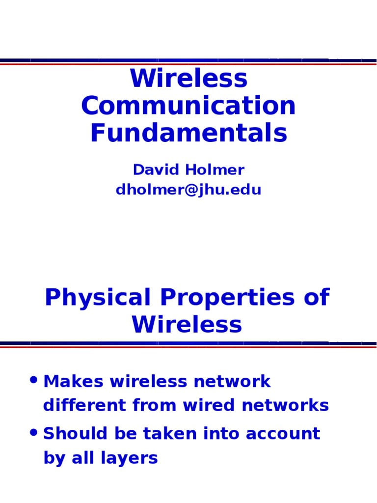 Wireless Communication Basics | PDF