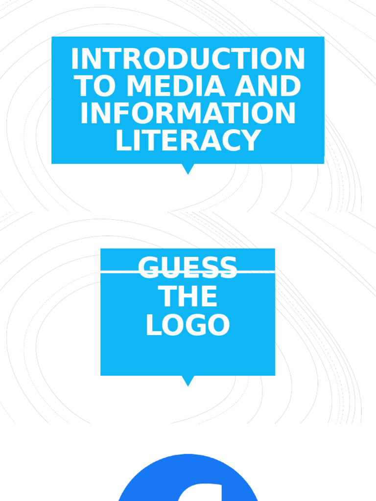 MIL Introduction To Media and Literacy Lesson 1 | PDF | Information ...