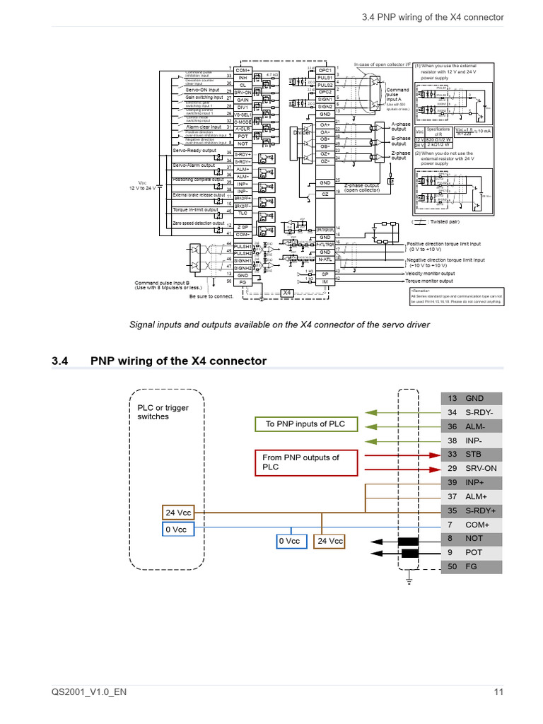 PNP Wiring of Minas A6 X4 | PDF | Power Supply | Electronic Circuits