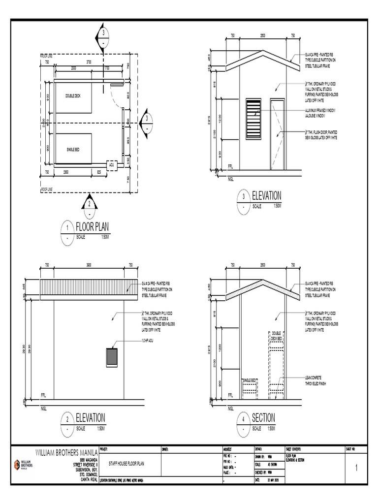 Staff House | PDF | Wall | Real Estate