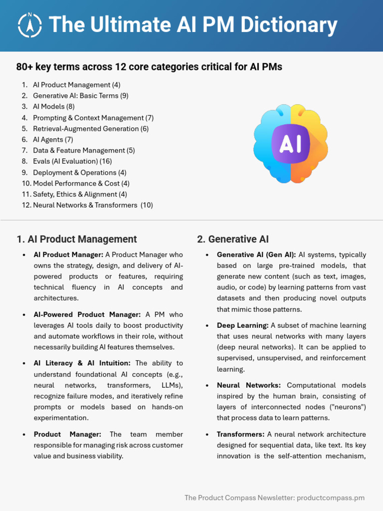 The Ultimate AI PM Dictionary | PDF | Artificial Intelligence ...