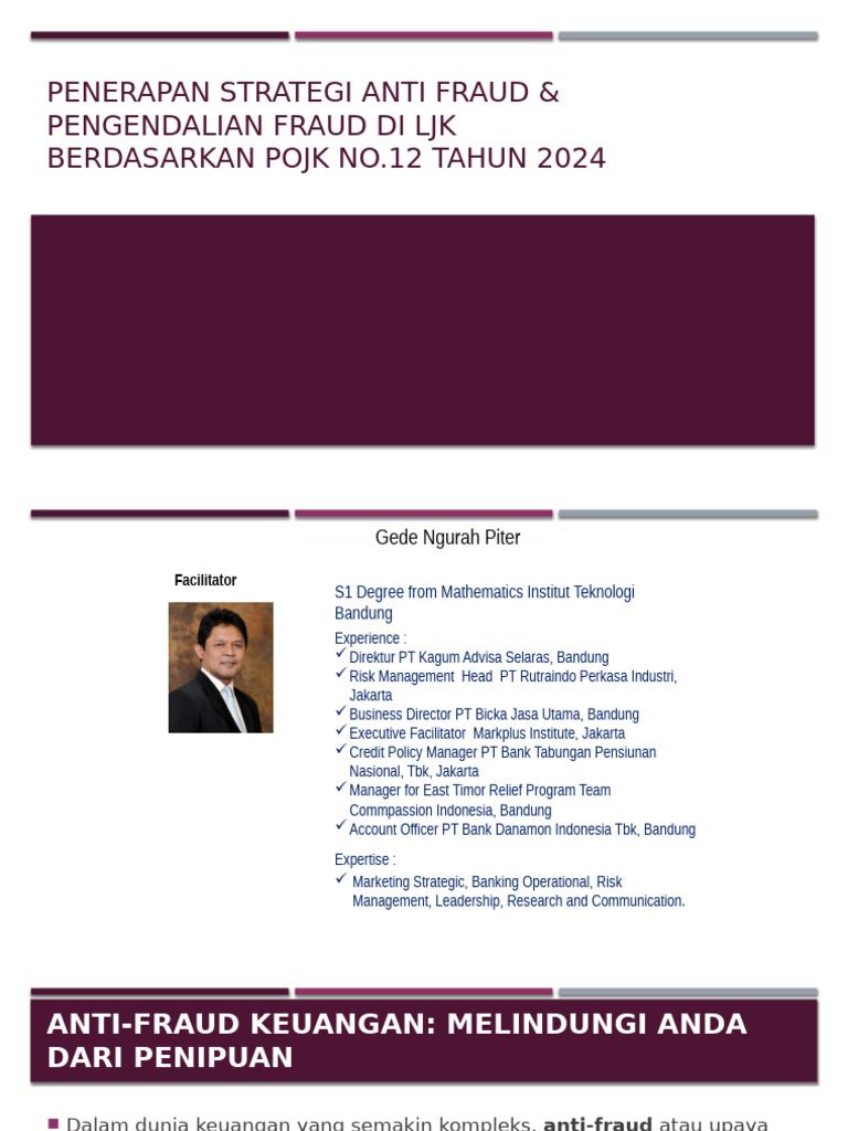 Strategi Anti-Fraud di LJK 2024 | PDF