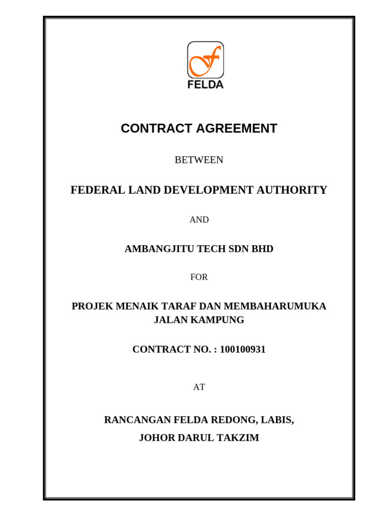 Felda Redong - Cover PRE | PDF