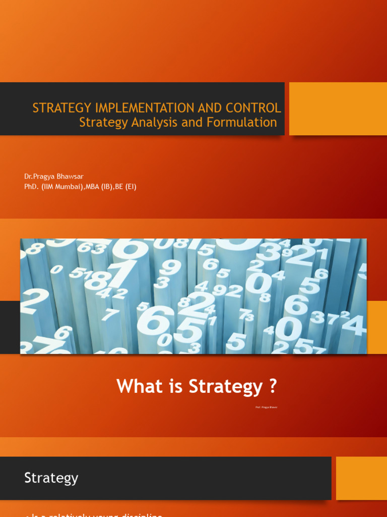 Strategy to implemenation.pptx | PDF | Strategic Planning | Strategic Management
