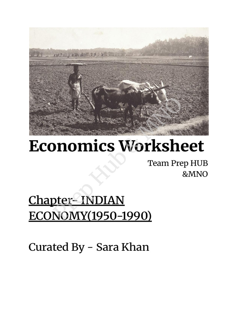 Indian Economy (1950 1990) | PDF | Green Revolution | Tariff
