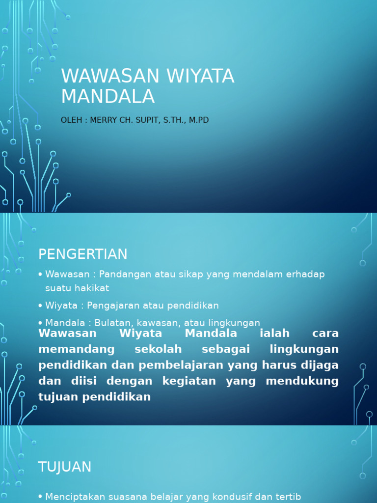 Wawasan Wiyata Mandala | PDF