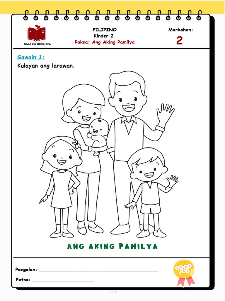 Filipino - Ang Aking Pamilya | PDF