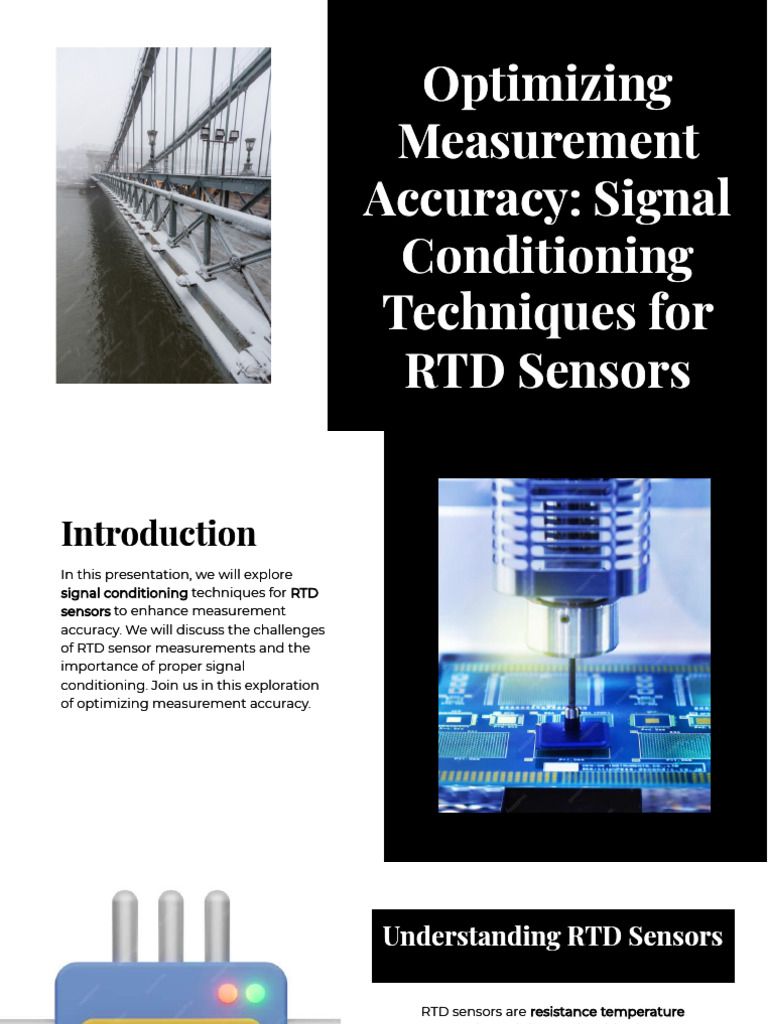 Signal Conditioning Techniques For RTD Sensors | PDF
