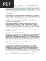 Jim Cummins' Theories on Bilingualism | PDF | First Language | Minority ...