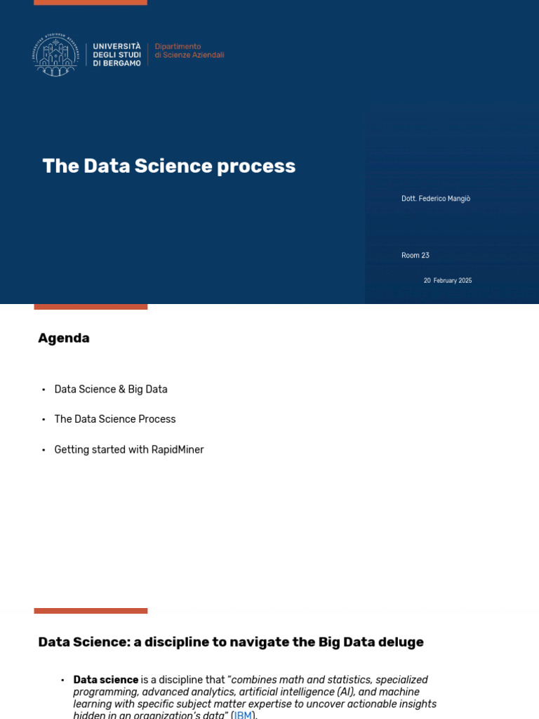 Lecture 2 - The Data Science Process | PDF | Dependent And Independent Variables | Data Science