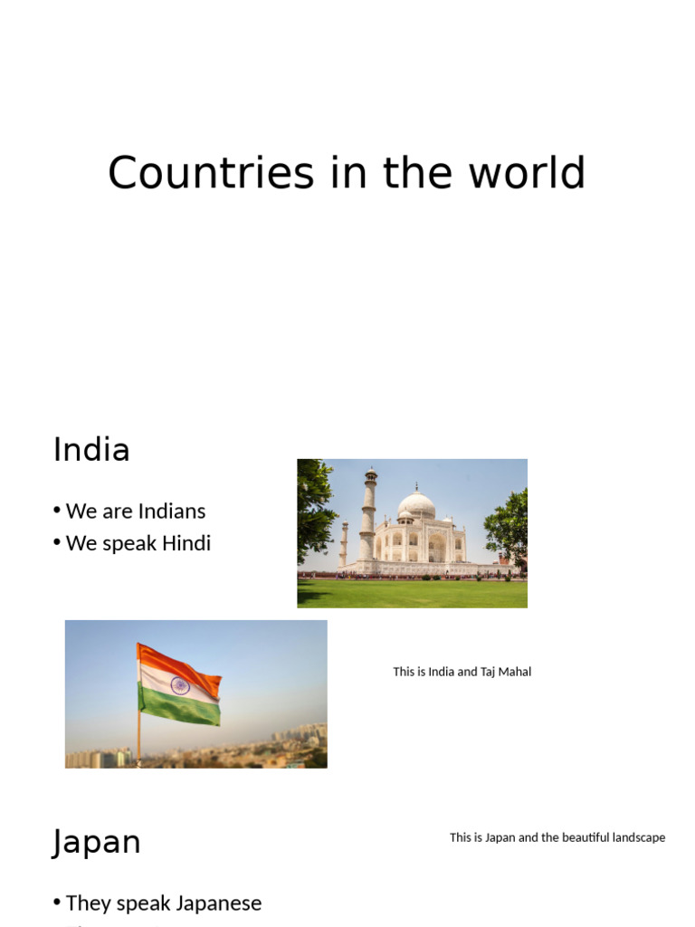 Overview of Countries and Cultures | PDF