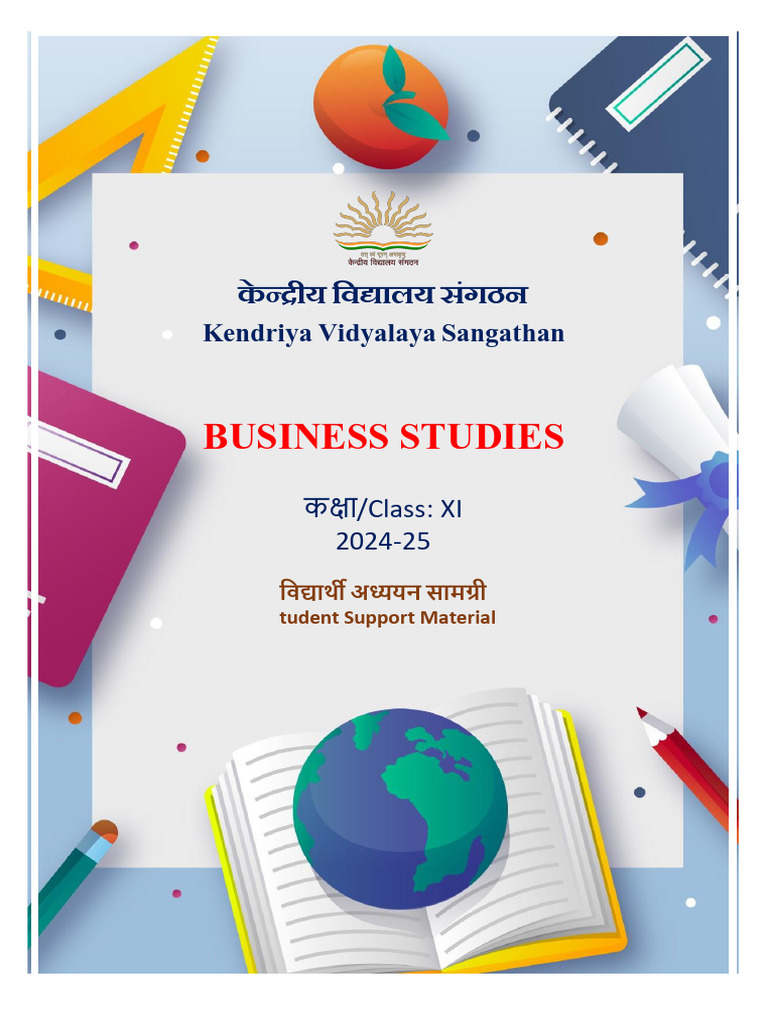 Class Xi Business Studies Study Material 2024-25 | PDF