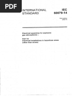 IEC 60079-14: Equipment Protection Guidelines | PDF | International ...