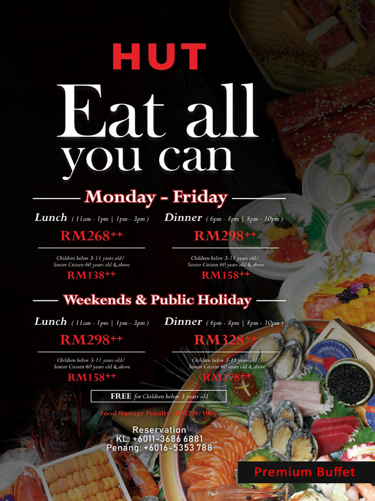 Hut - Buffet Prices | PDF