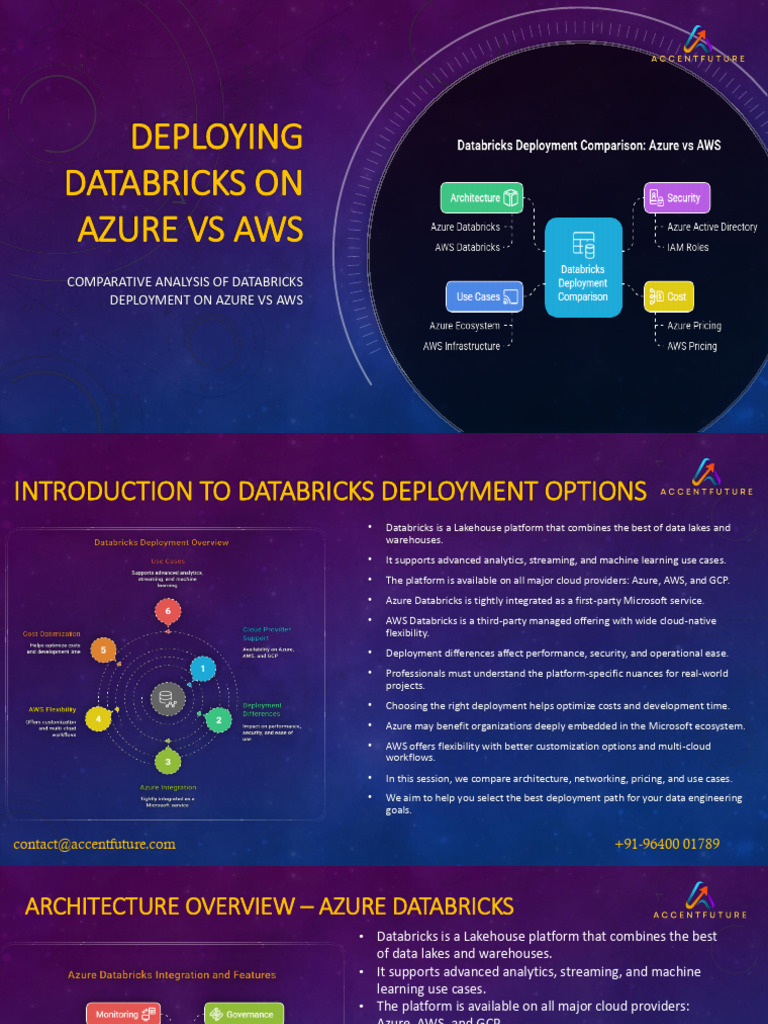 Deploying Databricks On Azure Vs AWS | PDF | Amazon Web Services ...