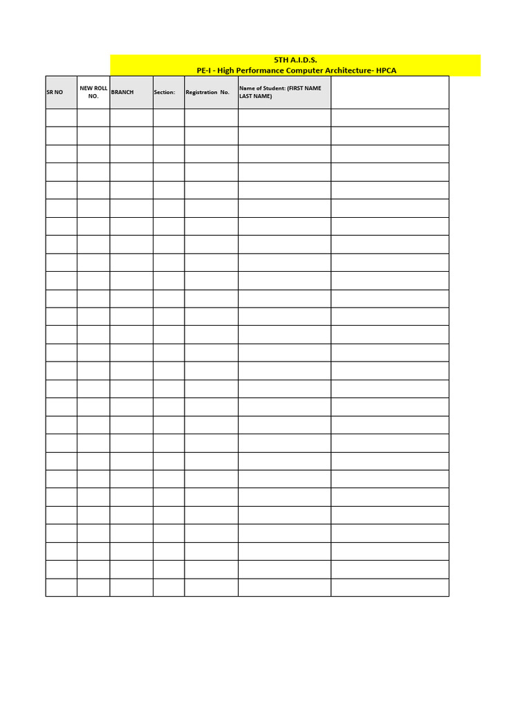 PE-I - A.I.D.S.-high Performance Computer Architecture - HPCA | PDF