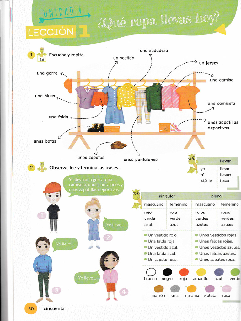 De Aventura - U4 - L1 - 20240513 - 0001 | PDF | Visión | Ropa