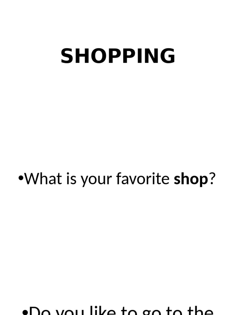 Shopping Topic 10 Juli | PDF