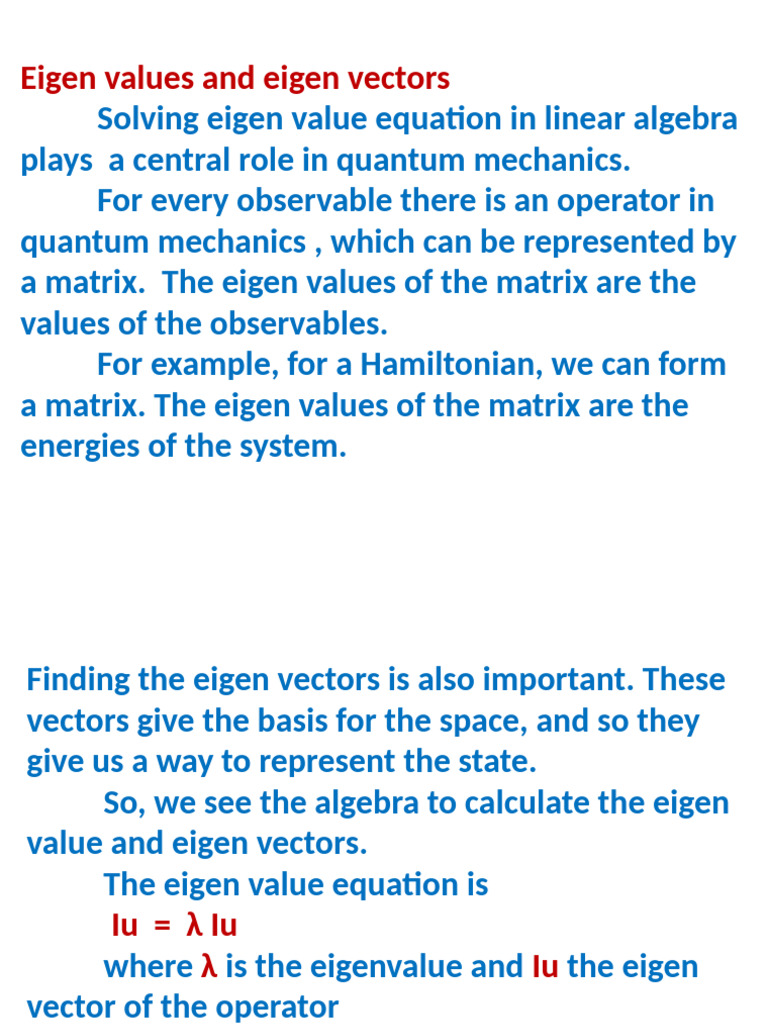 Operators in Quantum Mechanics | PDF