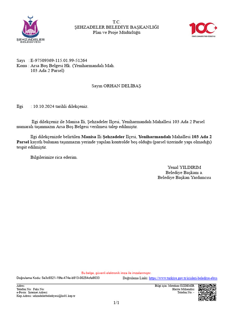 103 2 Arsa Boş | PDF