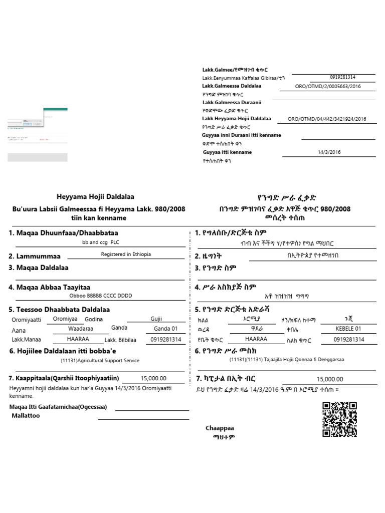 Business License Regional | PDF