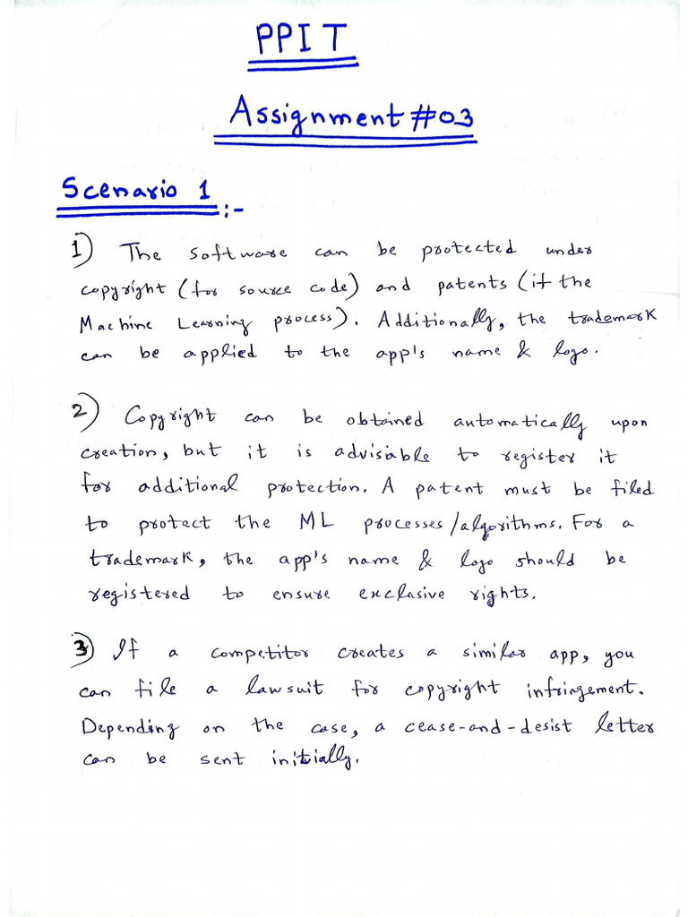 Hand Written Work | PDF