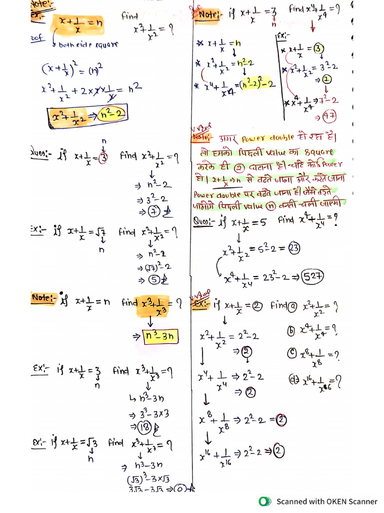 Algebra My Hand Written Notes PDF 2025 | PDF