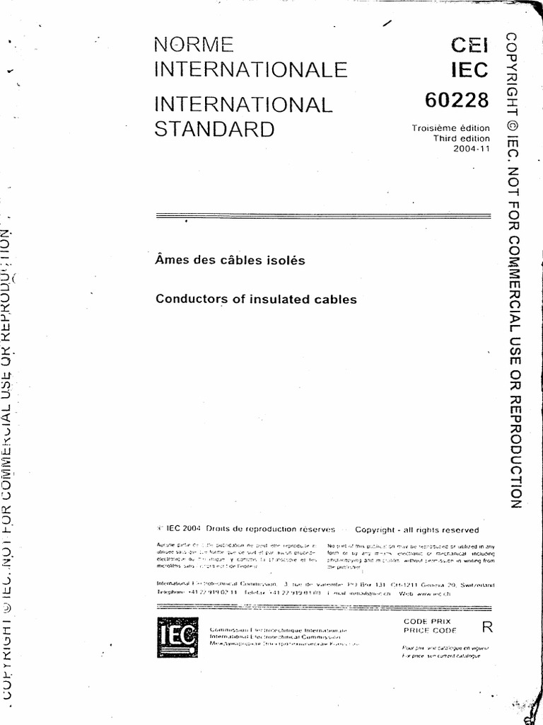 Iec - 60228-1 | PDF