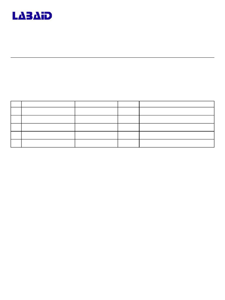 LABAID Prescription Final Design | PDF