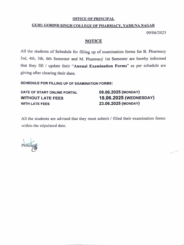 Notice 09.06.2025 | PDF