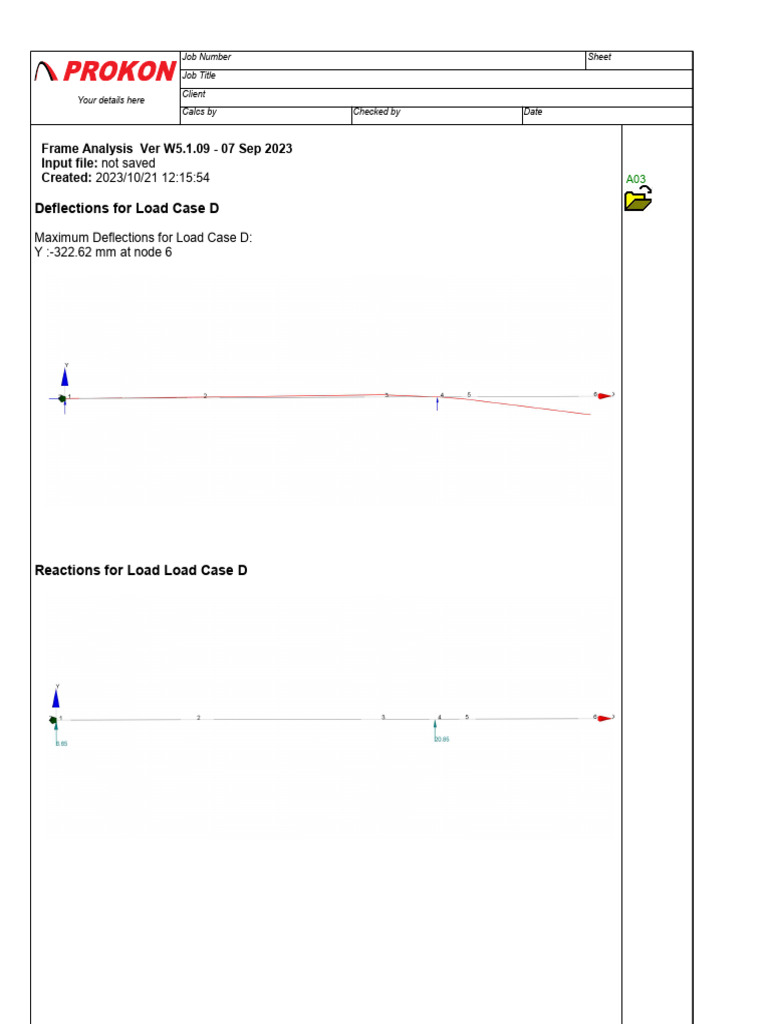 Beams Example 2 Prokon | PDF