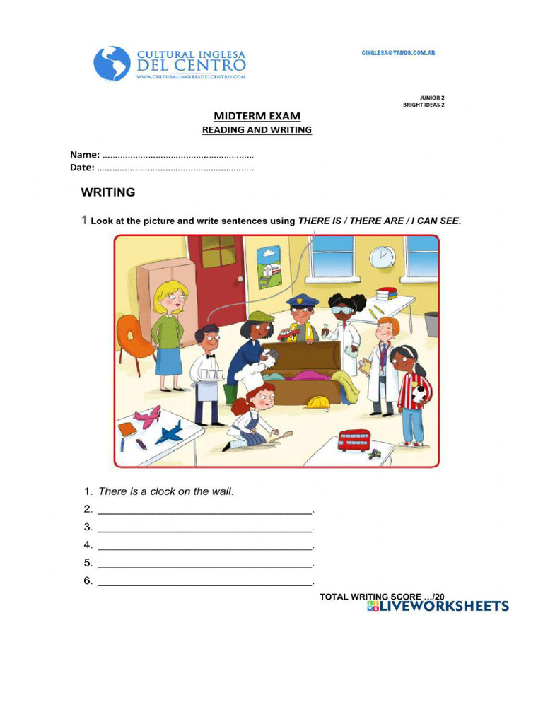Worksheet 1184483 | PDF