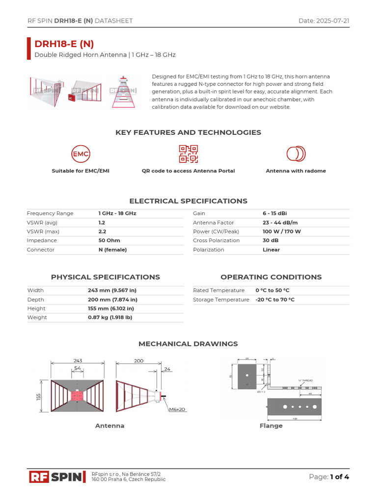 rf-spin-drh18-e-n-datasheet-2025-07-21-RF-SPIN-DRH18-E (N) - Datasheet-2025-07-21 | PDF ...