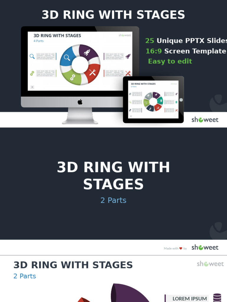 3D Rings Stages Showeet (Widescreen) | PDF