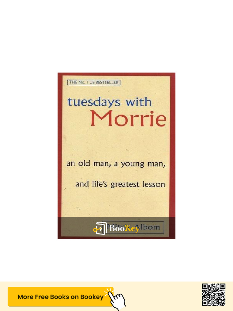 Tuesdays with Morrie: Life Lessons PDF | PDF | Love | Happiness