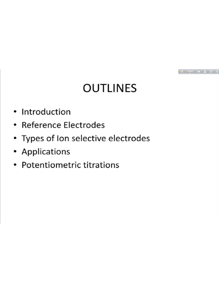 Ion Selective Electrodes | PDF