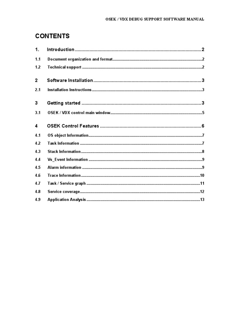Osek Users Manual | PDF | Debugging | Operating System