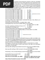 JE Pay Fixation Level6 To 8A PDF | PDF