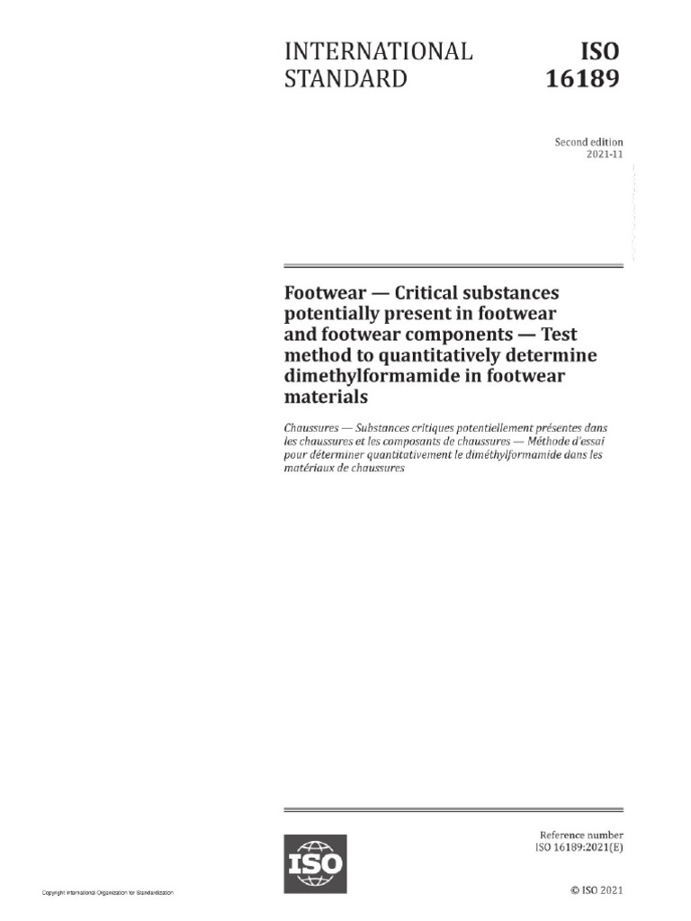 DMFa - ISO 16189 2021 | PDF