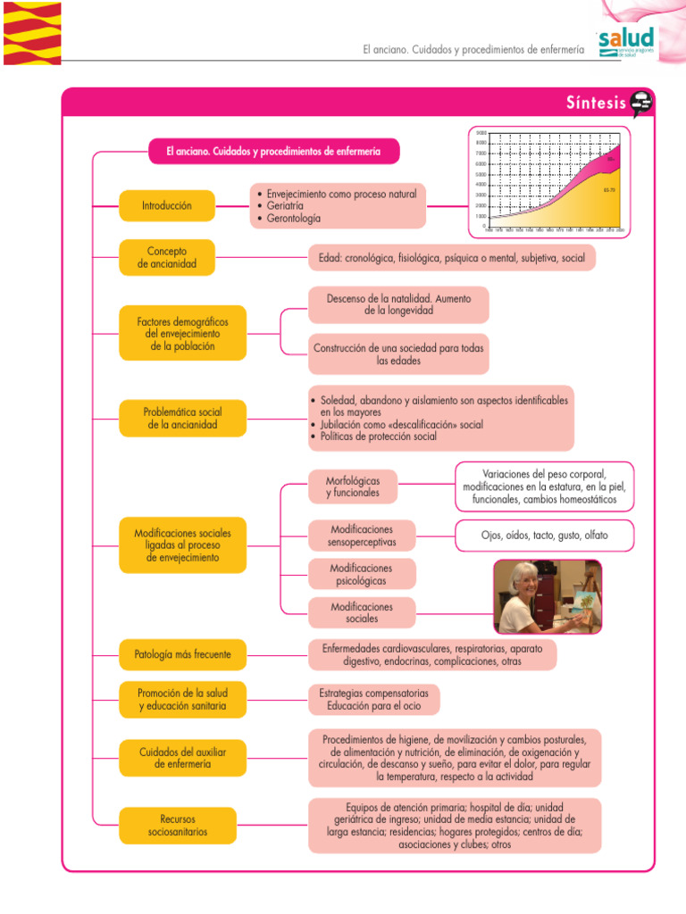 01 Esquemas El Anciano Servicio Aragones Salud Enfermeria | PDF | Vejez | Envejecimiento