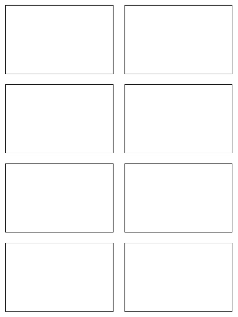 Transformation Themes Cards A4 | PDF