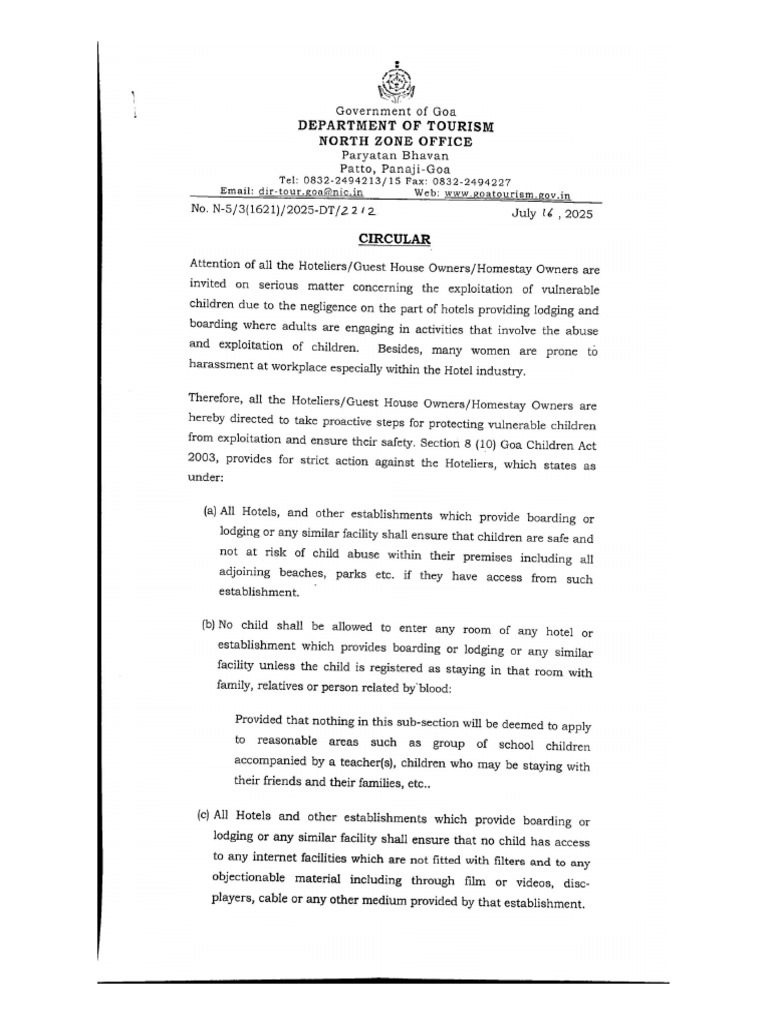 Government of Goa | PDF