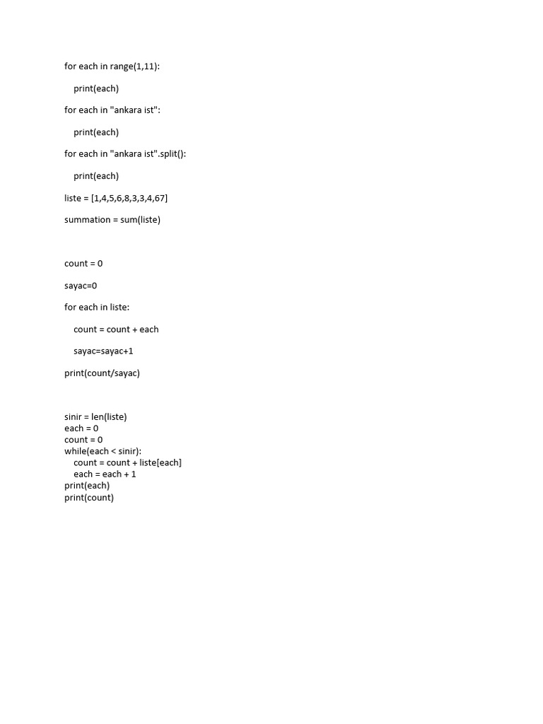 Python Basics: Loops, Functions, and NumPy | PDF